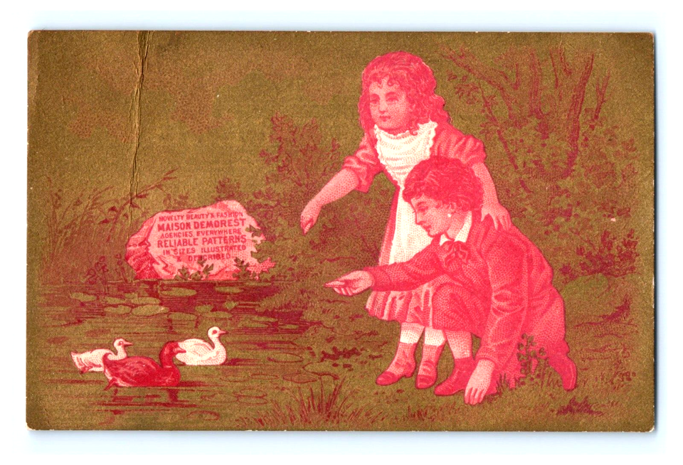 1881 Mme. Demorest's Patterns G.B. Goodrich Owego, NY F187 | eBay