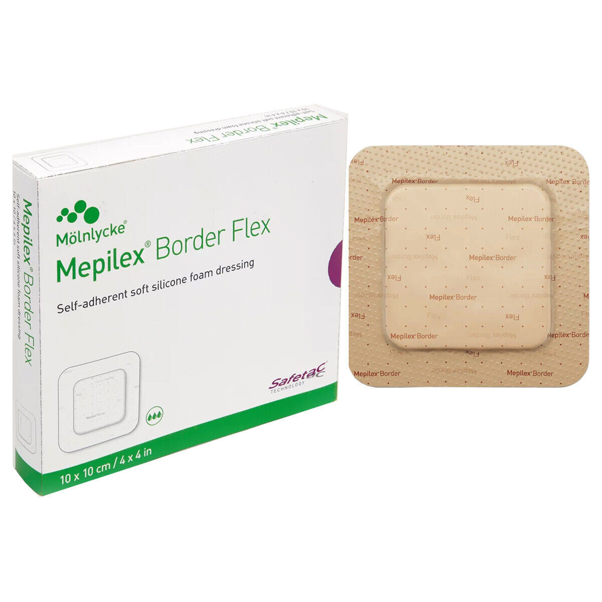 Molnlycke Mepilex Border Flex Adhesive Bandage - 595300 for sale online ...