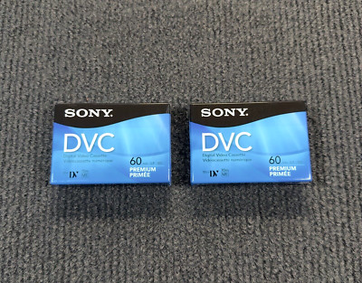 Vintage Sony MiniDV DVC Premium Tapes 60/90 Min Digital Video Cassettes ...
