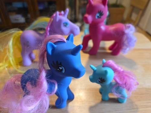 Lot Of 4 Vintage/modern My Little Pony Lot Variety Sizes And Colors ...