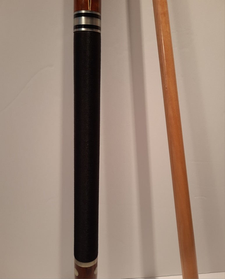 Pool Cue, Mother of Pearl Inlays, 2 Piece, VTG | eBay