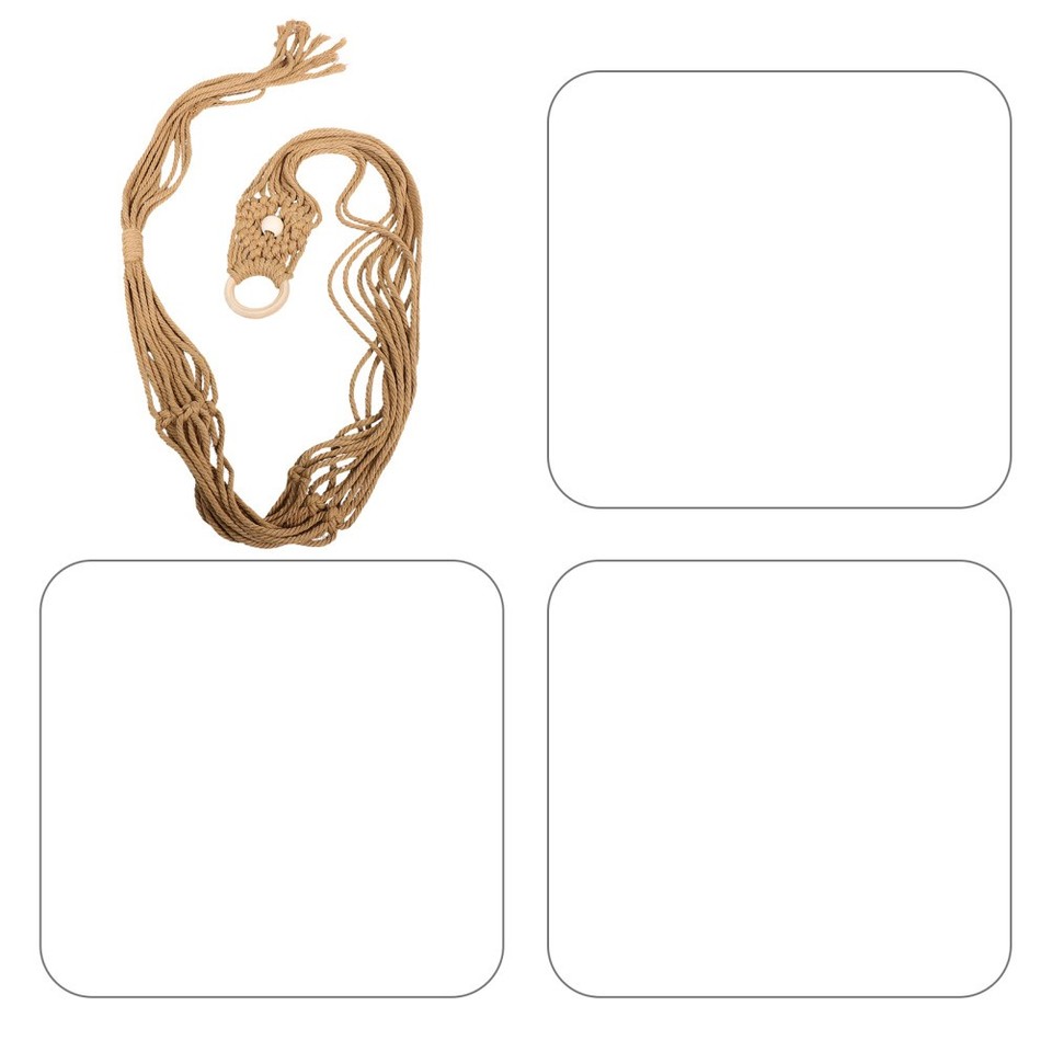 Musical Instruments Wall Art Cotton Rope Flower Pot Holder Guitar ...