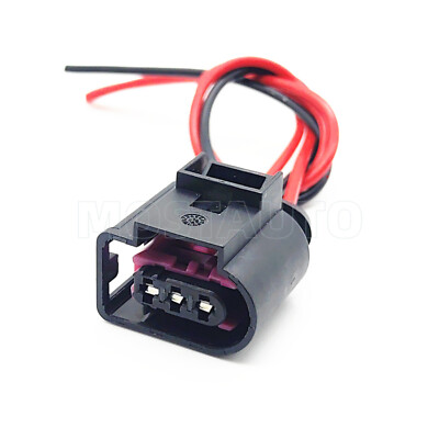 4D0971993 3-Way Connector Pigtail Plug Housing Connector For Audi ...
