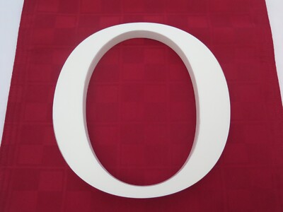 Pottery Barn Kids Wood Wall Letter - 8" x 8" - Off White - Letter O ...