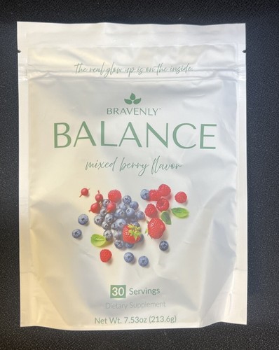 Bravenly Global BALANCE Factory Sealed Mixed Berry Flavor Powder 30 ...
