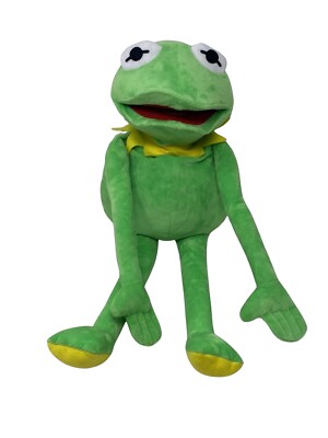 Kermit the Frog Hand Puppet Soft Plush Doll Toy Disney Muppets Green 21 ...