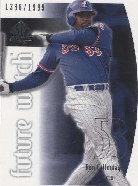 2002 SP Authentic - Future Watch Ron Calloway #111 /1999 (RC) for sale ...