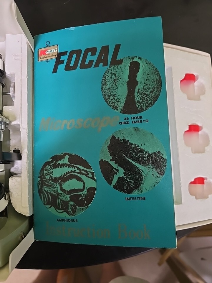 Vintage Kmart Focal Microscope Set Prepared Slides ~ Incomplete | eBay