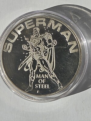 Prototype Superman Silver Ounce Crabtree Mint Excellent Condition | eBay