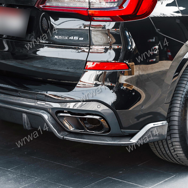 Sport Tailpipe Exhaust Tips Dual Exit M Style For BMW X5 G05 X6 G06 X7 ...