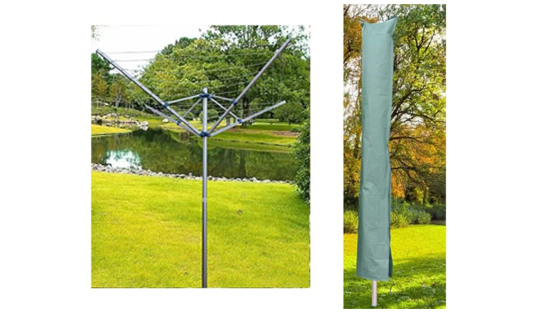 Rotary Line Cover Large Heavy Duty Waterproof Fabric Weatherproof ...