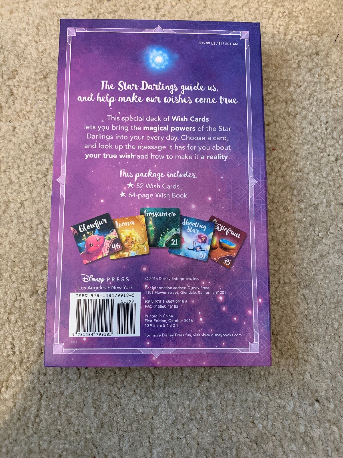 Star Darlings Ser.: Star Darlings Wish Cards and Book by Disney Books ...
