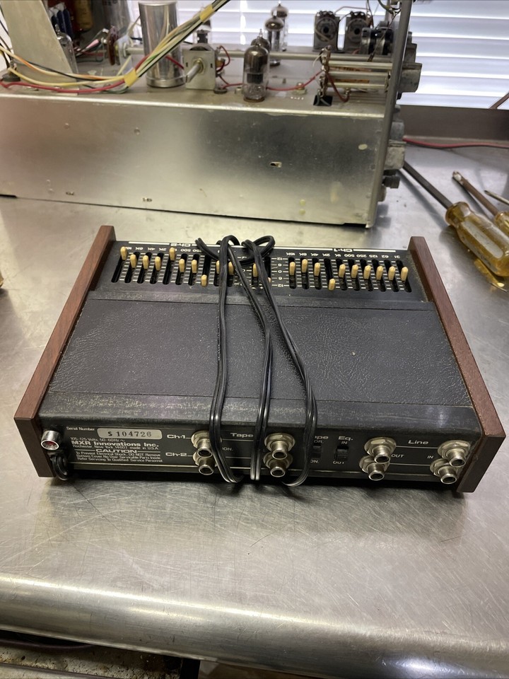 Vintage MXR Graphic Stereo Equalizer model no.114 CLEAN | eBay