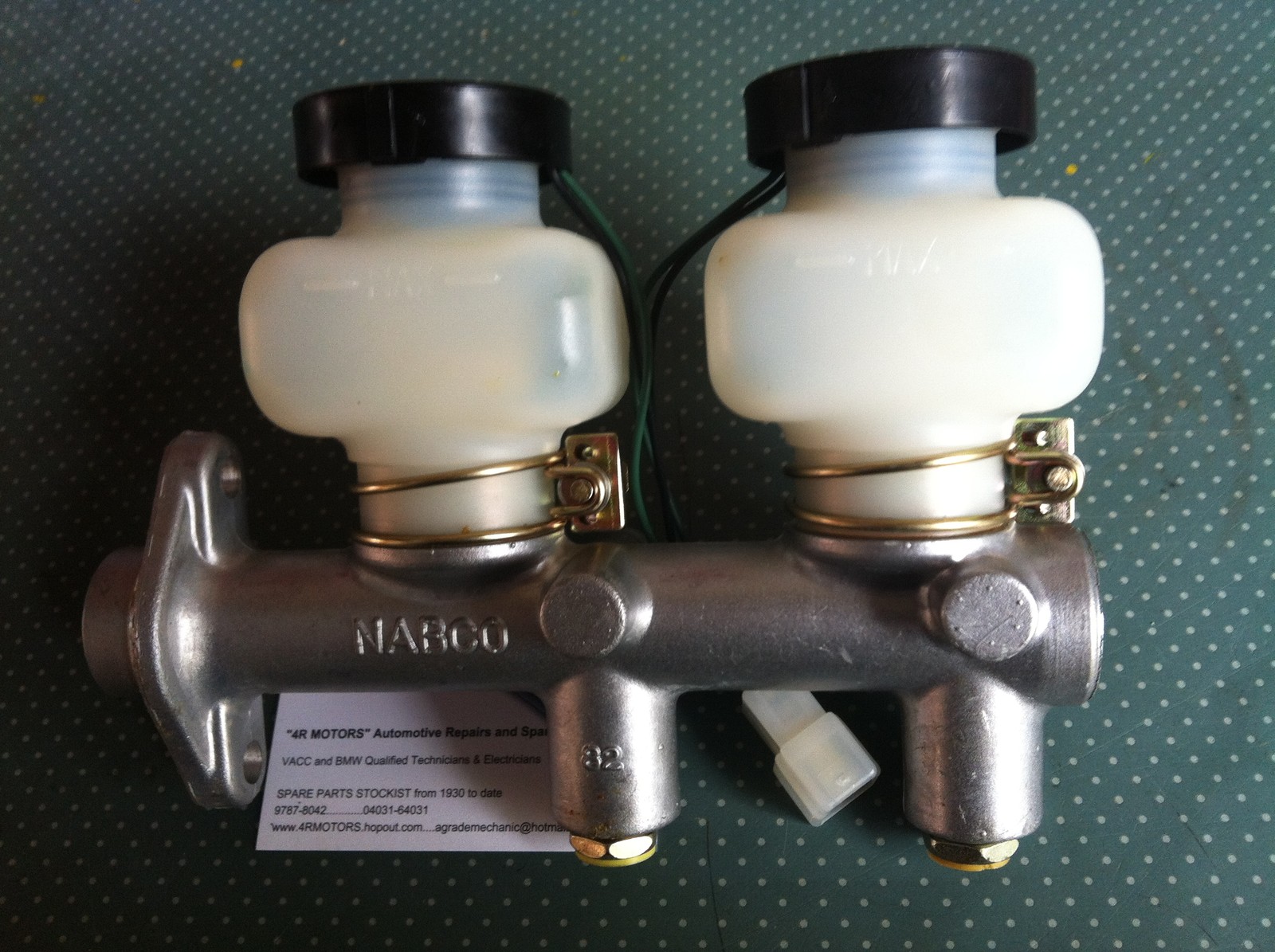 Subaru Brumby GENUINE FACTORY oem BRAKE MASTER CYL "NABCO" 1974 on ...