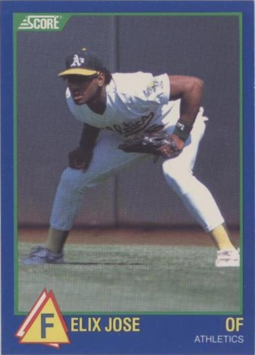 1989 Score 100 Hottest Rookies - Felix Jose #22 (RC) for sale online | eBay