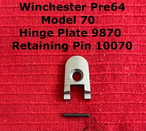 Winchester Pre64 Model 70 Magazine Cover Hinge Plate and Pin - Win Part ...