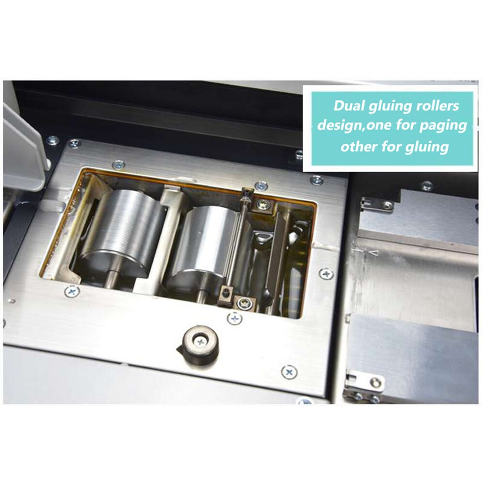 Digital 320mm Desktop Perfect Binding Machine Book Binder Semi ...