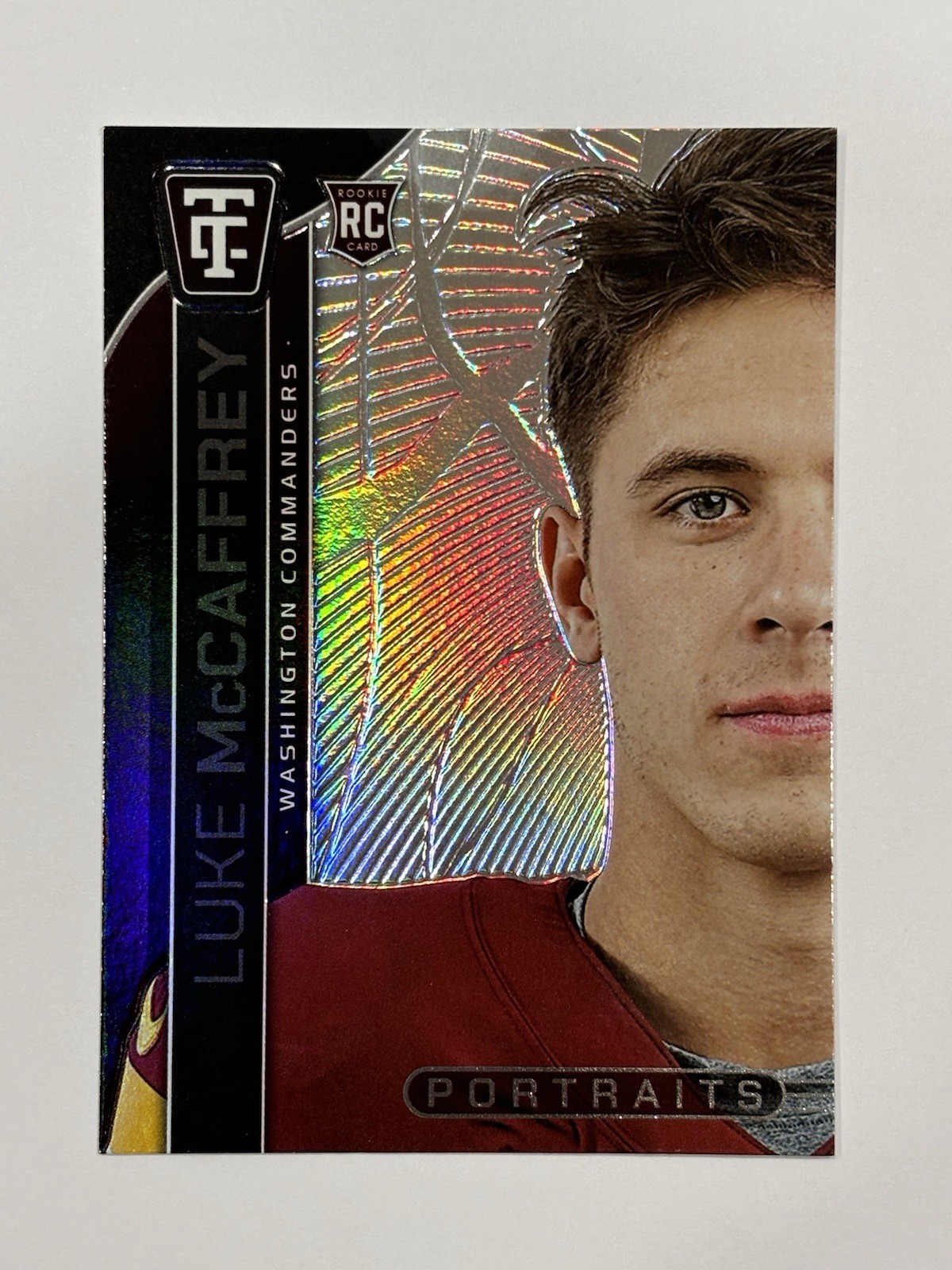 Luke McCaffrey 2024 Totally Certified #16 Portraits Price Guide ...