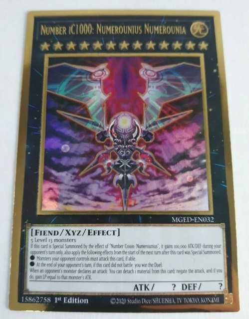 Yu-Gi-Oh! TCG Number iC1000: Numerounius Numerounia Maximum Gold: El ...
