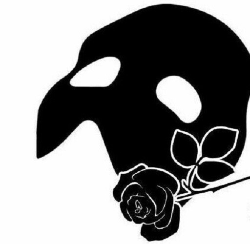 Phantom Of The Opera Rose And Mask