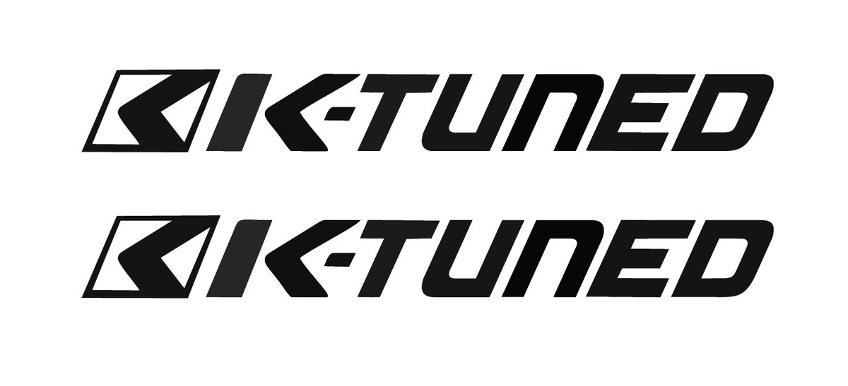 K Tuned Logo Customizable Brand/logo Decal (68 Custom Colors