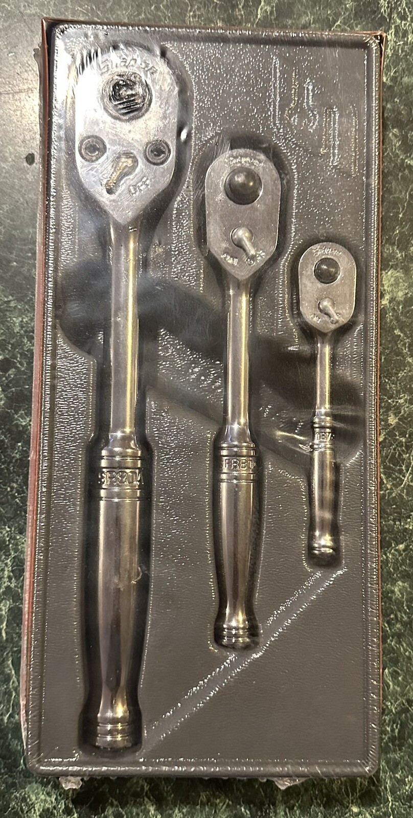 Snap-on Tools 3-piece Ratchet Set RATR80 Quick Release. New. for sale ...