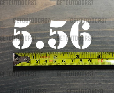 5.56 Sticker Decal 3.5" Ammo Can Box Label Ammunition Case DIE CUT XO ...