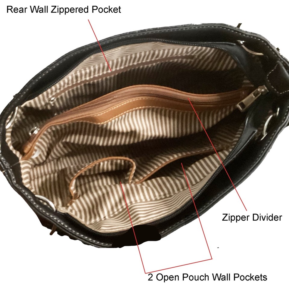 Western Purse For Women Bag Handbag Wallet Set Carry Conceal Cross ...