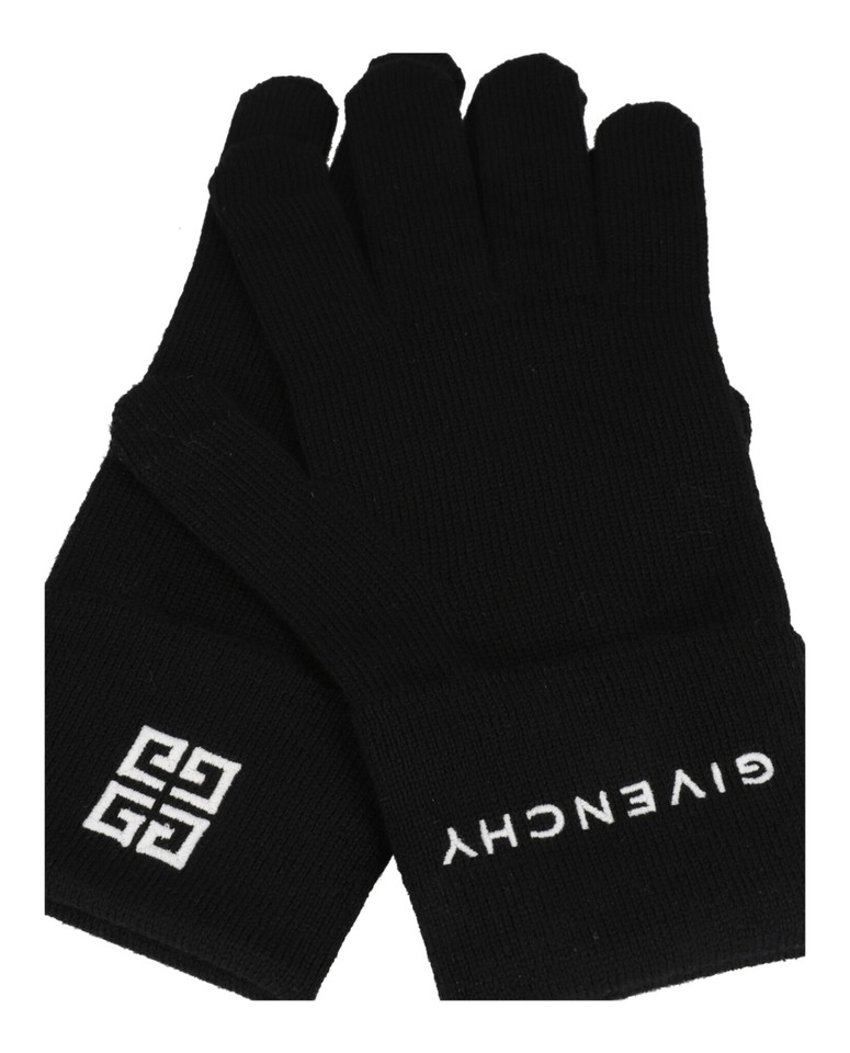 Givenchy Mens Embroidered Logo Gloves | eBay