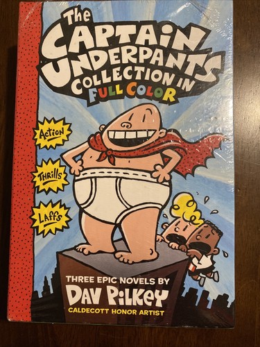 Captain Underpants Collection In Full Color. The First Three Epic ...