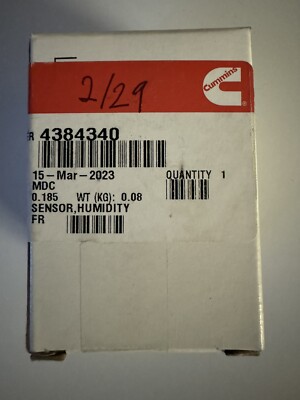 GENUINE CUMMINS HUMIDITY SENSOR 4384340 | eBay