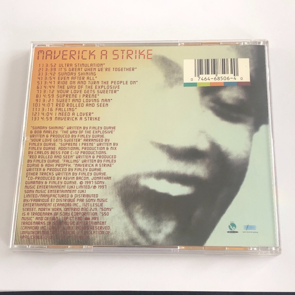 Finley Quaye : Maverick a Strike (1991) CD | eBay