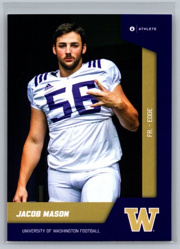 Jacob Mason 2023 ONIT University of Washington #56 Football Card RC Huskies | eBay