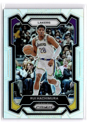 2023-24 Panini Silver Prizm Rui Hachimura #42 Los Angeles Lakers | eBay