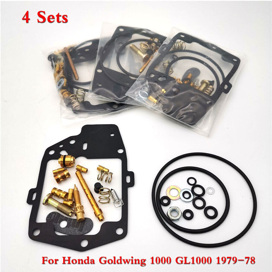 Carburetor Carb Repair Rebuild Kit 4x For Honda Goldwing 1000 GL1000 ...
