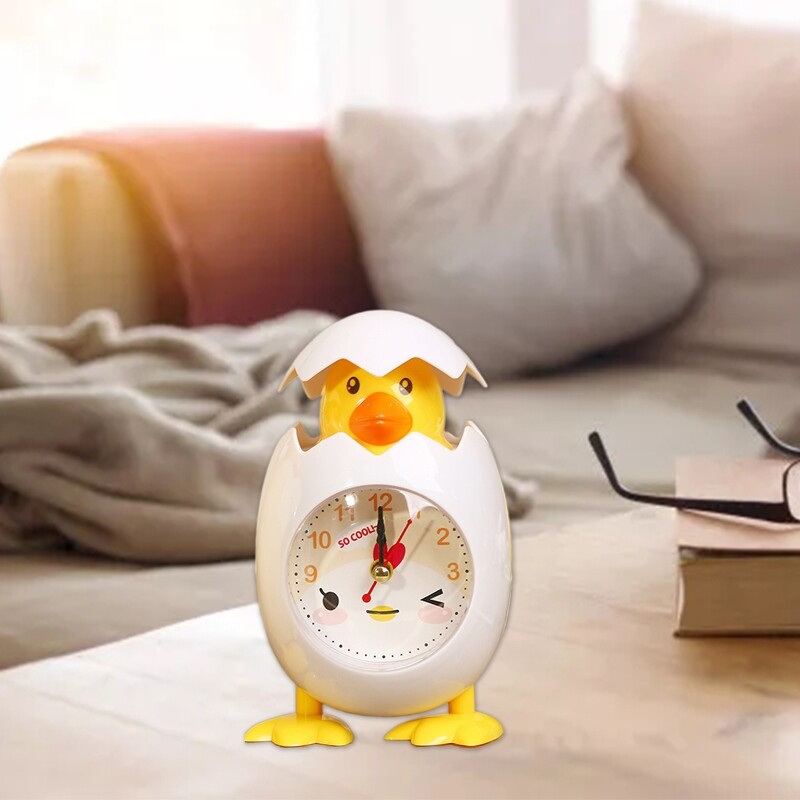 Cartoon Cute Alarm Clocks Chicken Duck for Quartz Movement Alarm Clock ...