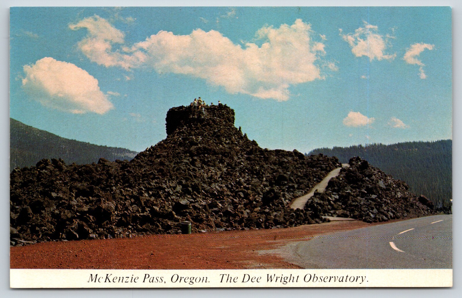 Postcard McKenzie Pass, Oregon Dee Wright Observatory D1 | eBay