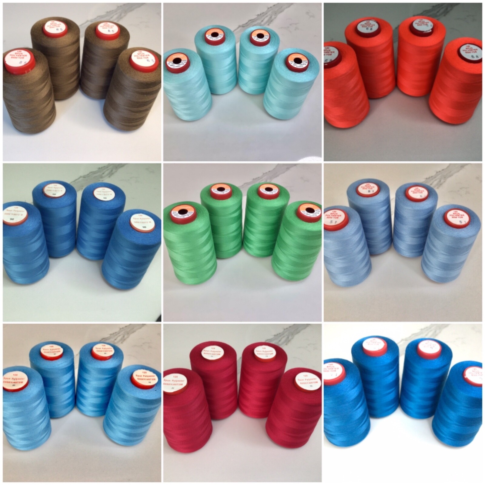 5000 Yard 120s Spun Polyester Overlocking Sewing Machine Thread | eBay