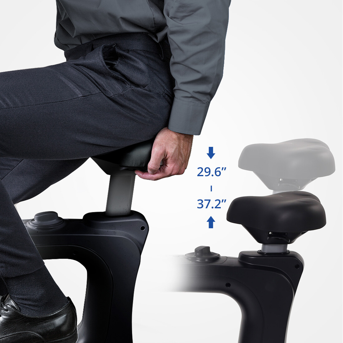 FlexiSpot Home Office Exercise Bike with Workstation Fitness Home Gym ...