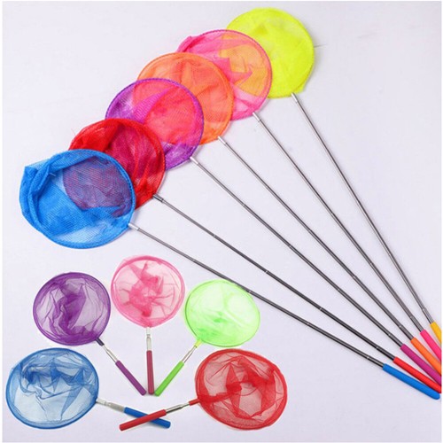 5 Pcs Retractable Fishnet Child Telescoping Fishing Insect Extendable ...