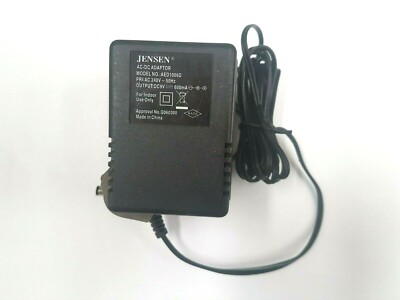JENSEN AED1006DU POWER SUPPLY 9V 600MA 0.6A GENUINE ADAPTER ADAPTOR AU ...