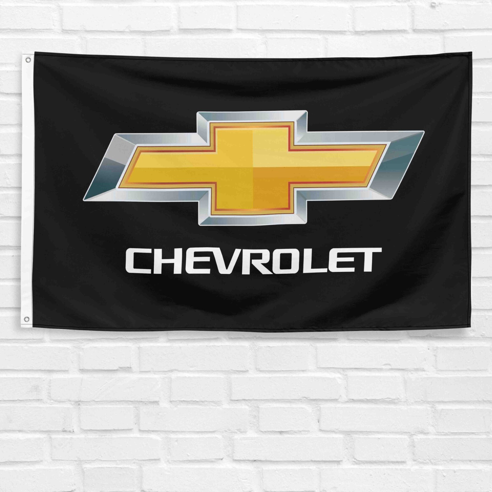 For Chevrolet Car Enthusiasts 3x5 ft Flag Chevy Truck Racing Garage ...
