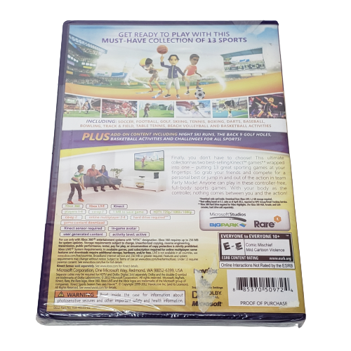 Kinect Sports Ultimate Collection (Microsoft Xbox 360) GAME DISCS ...