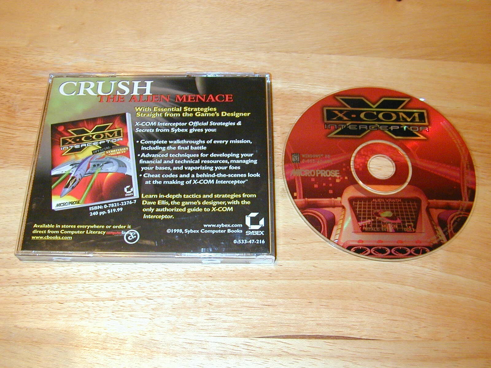 X-COM Interceptor PC CD-ROM 1998 MicroProse the classic game for ...