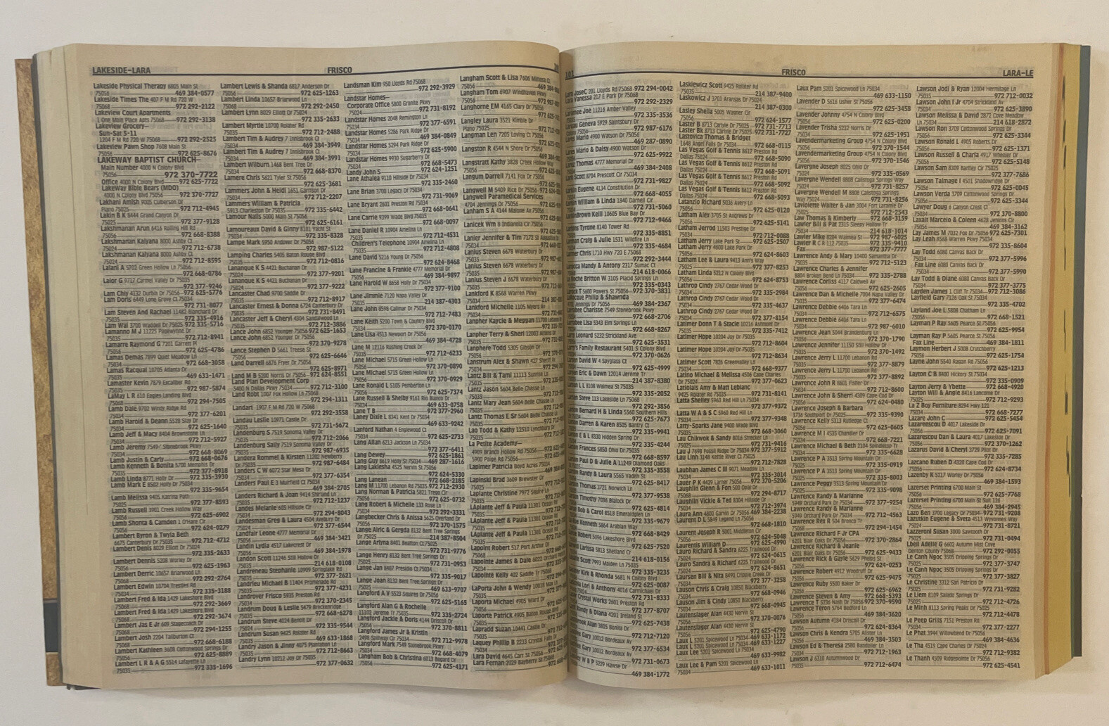 2002 McKinney Area , TX Southwestern Bell Telephone Directory | eBay