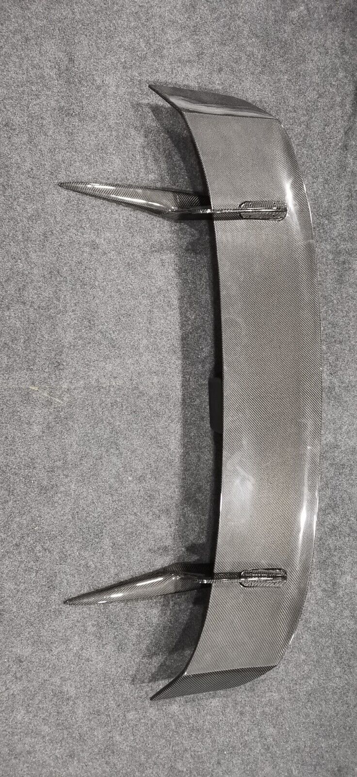 Carbon Fiber Swan Neck Rear Wing Fit For Nissan GTR R35 (FOR STOCK REAR ...