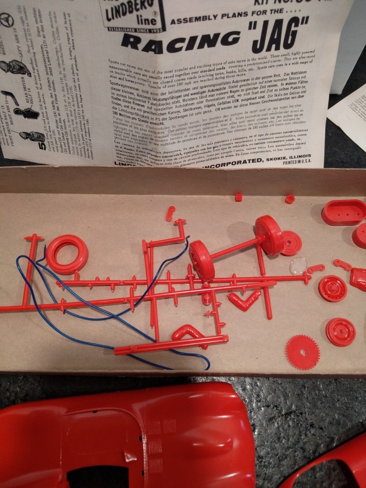 Lindberg 1:24 Scale Paul Lindberg Racing JAG Vintage Original Boxed ...