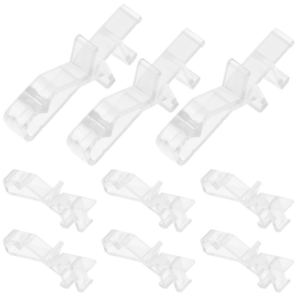 20pcs Plastic Valance Clips Indoor Curtain Clips Vertical Blind Curtain ...