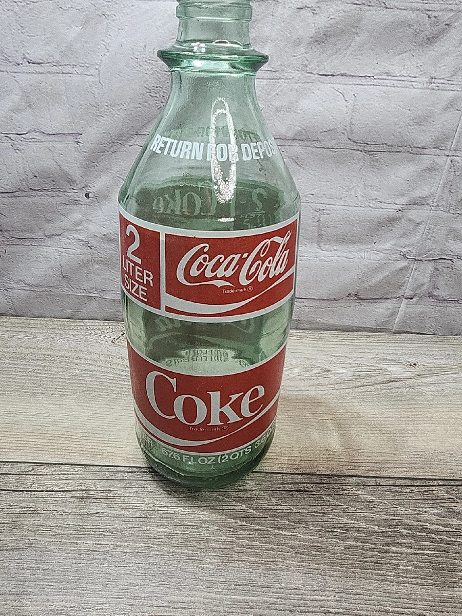 2 Liter Glass Coke Bottle