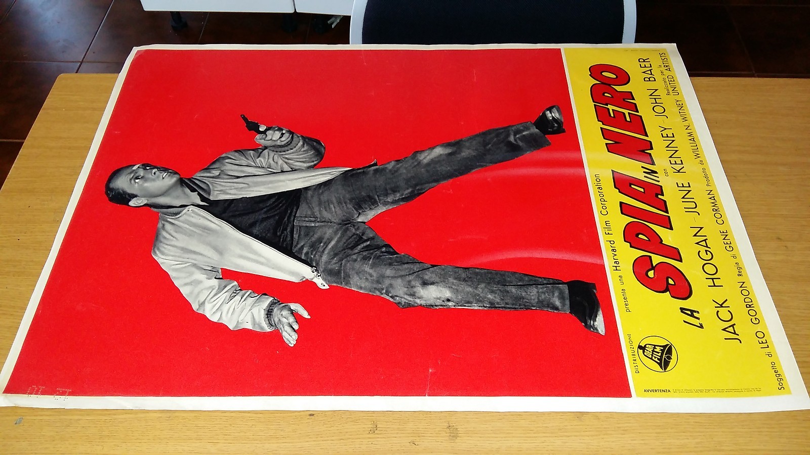 FOTOBUSTA 1 LA SPIA IN NERO-JACK HOGAN-JUNE KENNEY-JOHN BAER-1961 | eBay